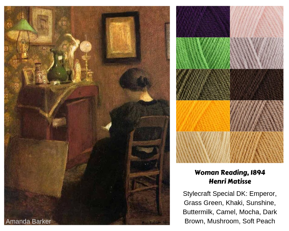 Woman Reading Color Palette – Trilo Bytes